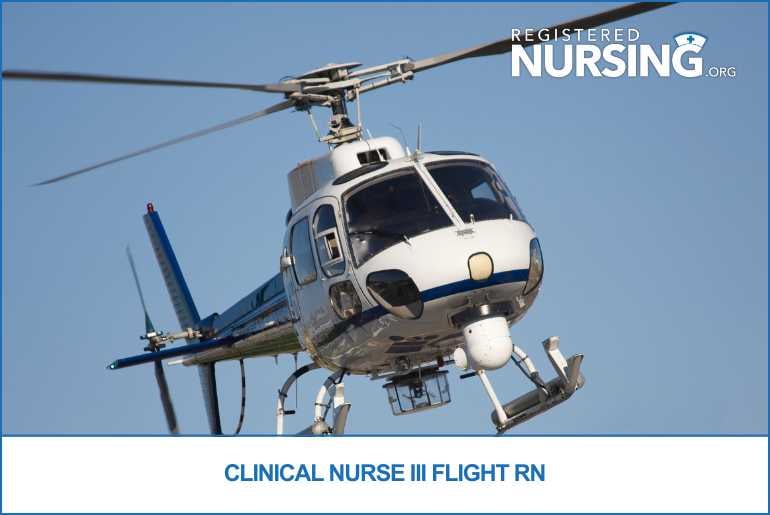 Flight RN – Clinical Nurse III Career Path (2025)